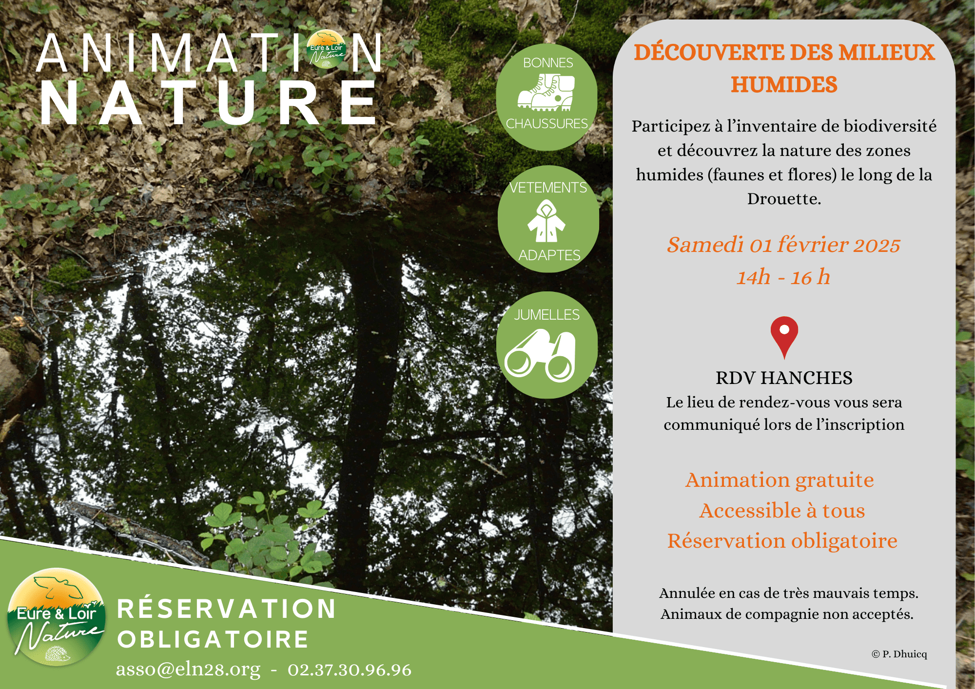 DÉCOUVERTE DES MILIEUX HUMIDES | J'agis pour la nature